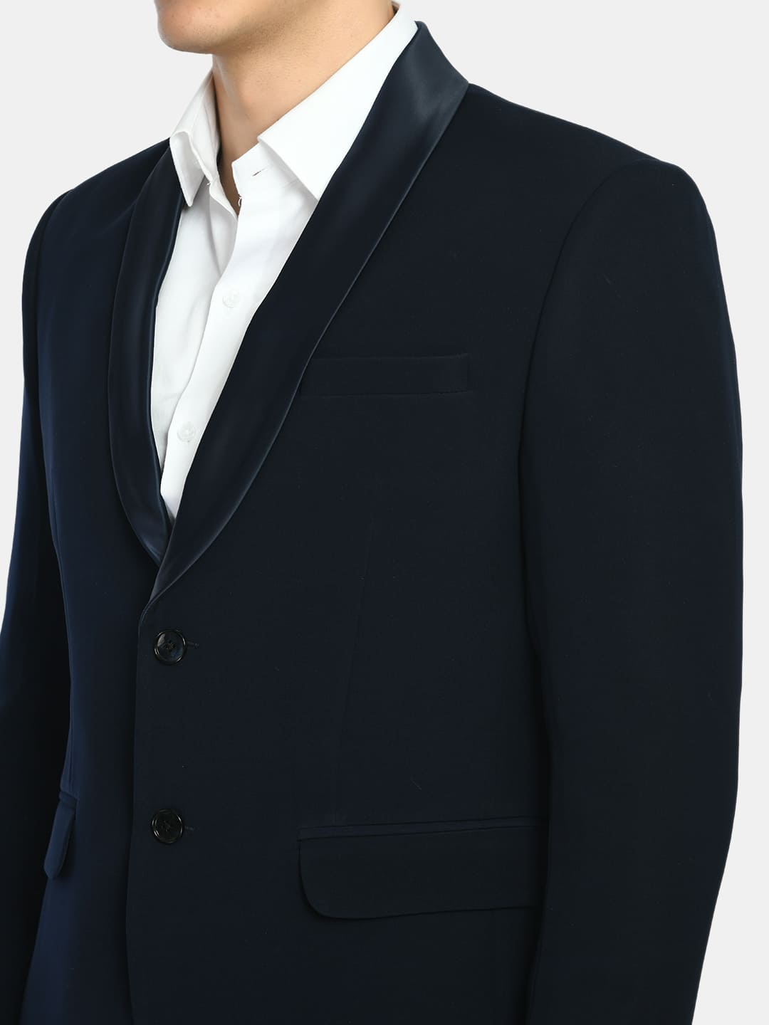 Buy Dark Blue Italian Tuxedo Slim Fit Suit - Exclusive Suits for Men ...