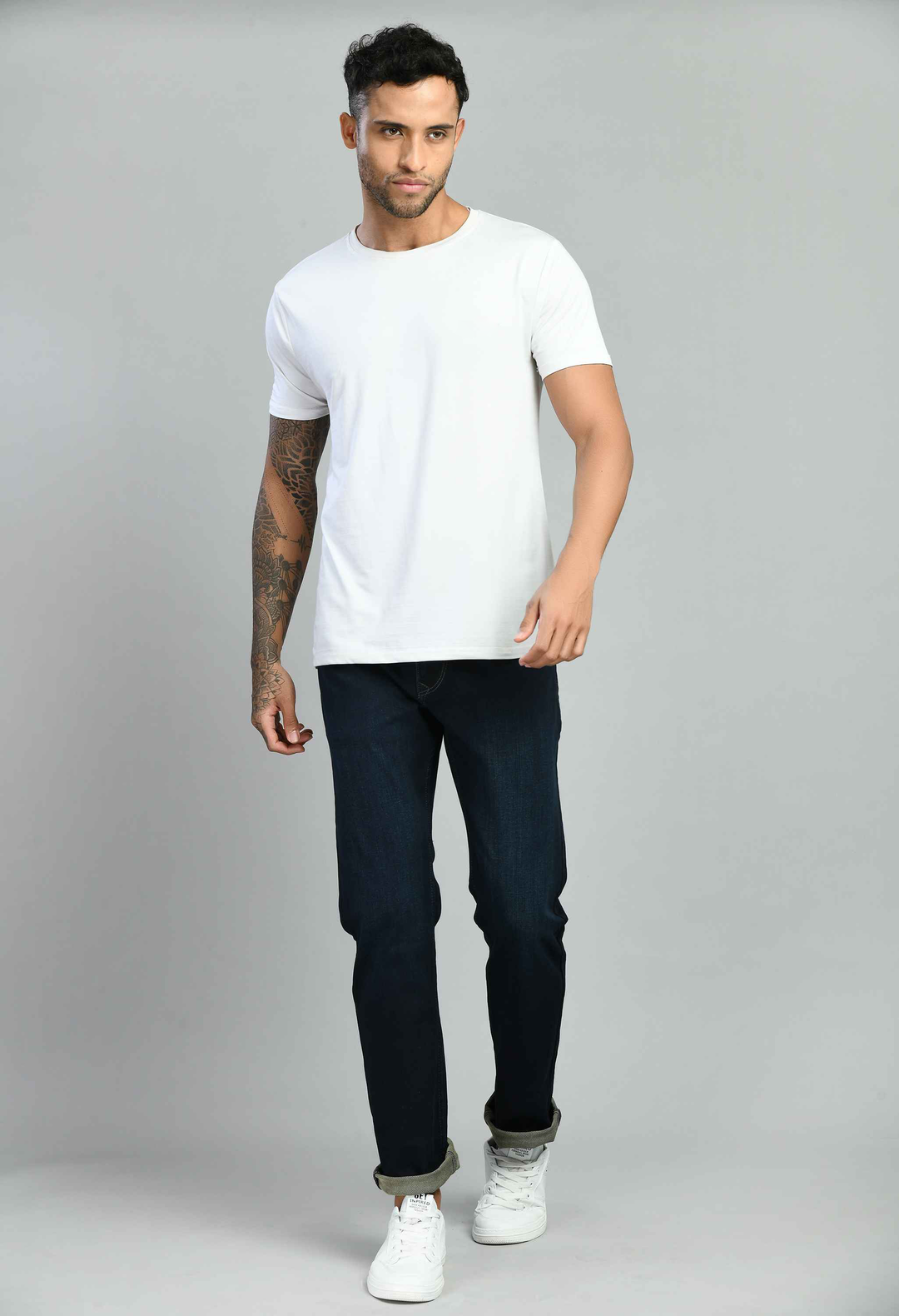 Buy Men's Blue Flat Finish Slim Fit Jeans Online – SQUIREHOOD