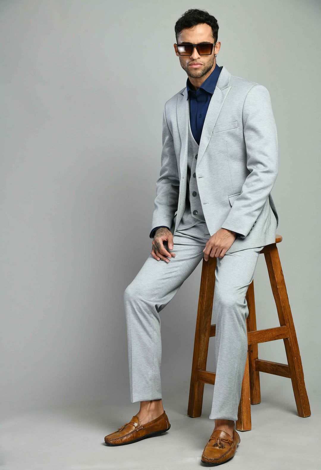 Buy Single-Breasted Smart Fit Suit Set - Exclusive Suits for Men Online ...